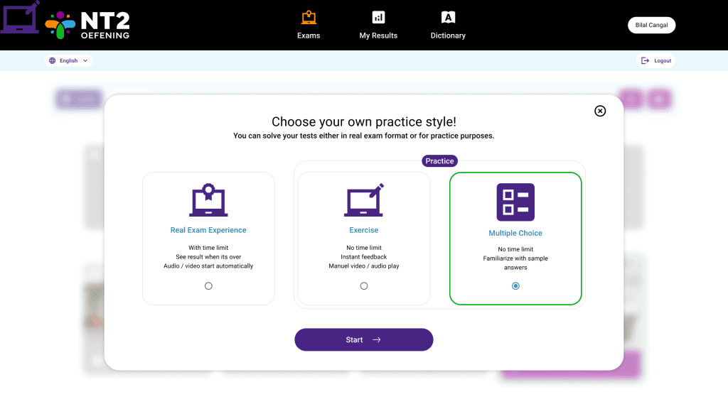 NT2 Oefening | Online Inburgering Oefening | Inburgering Exams