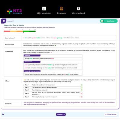 NT2 Oefening | Online Inburgering Oefening | Inburgering Exams